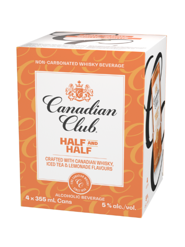 CANADIAN CLUB HALF AND HALF 4P – LiquorWarehouse