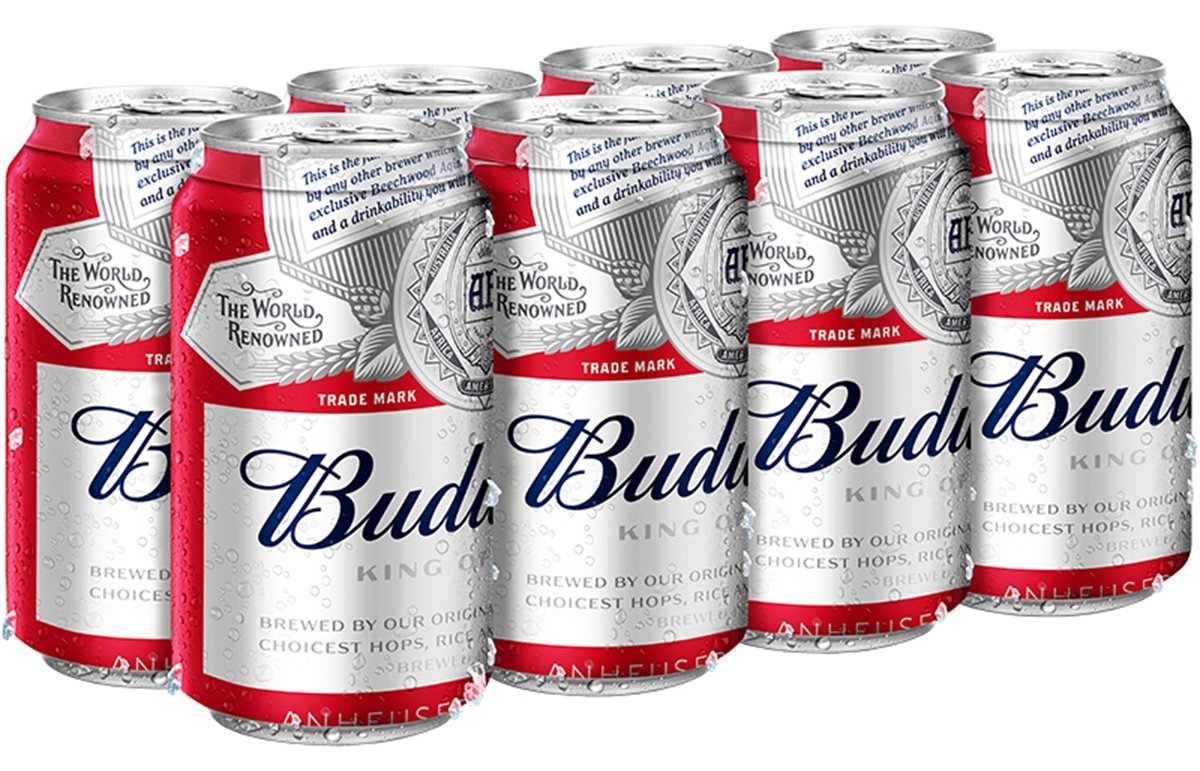 BUDWEISER 8 CAN – LiquorWarehouse